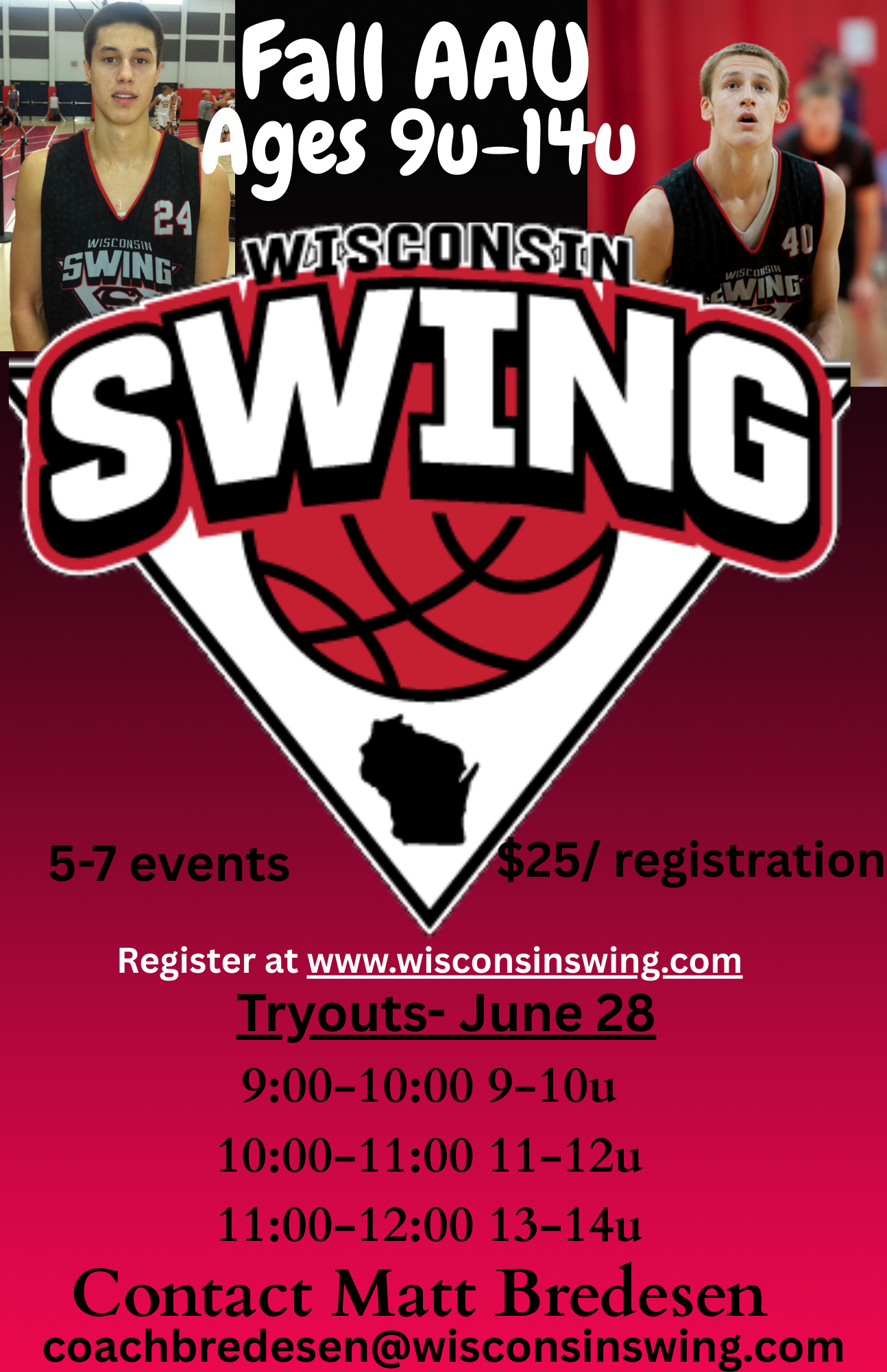 Wisconsin Swing | 2025 Fall AAU Tryouts/Teams