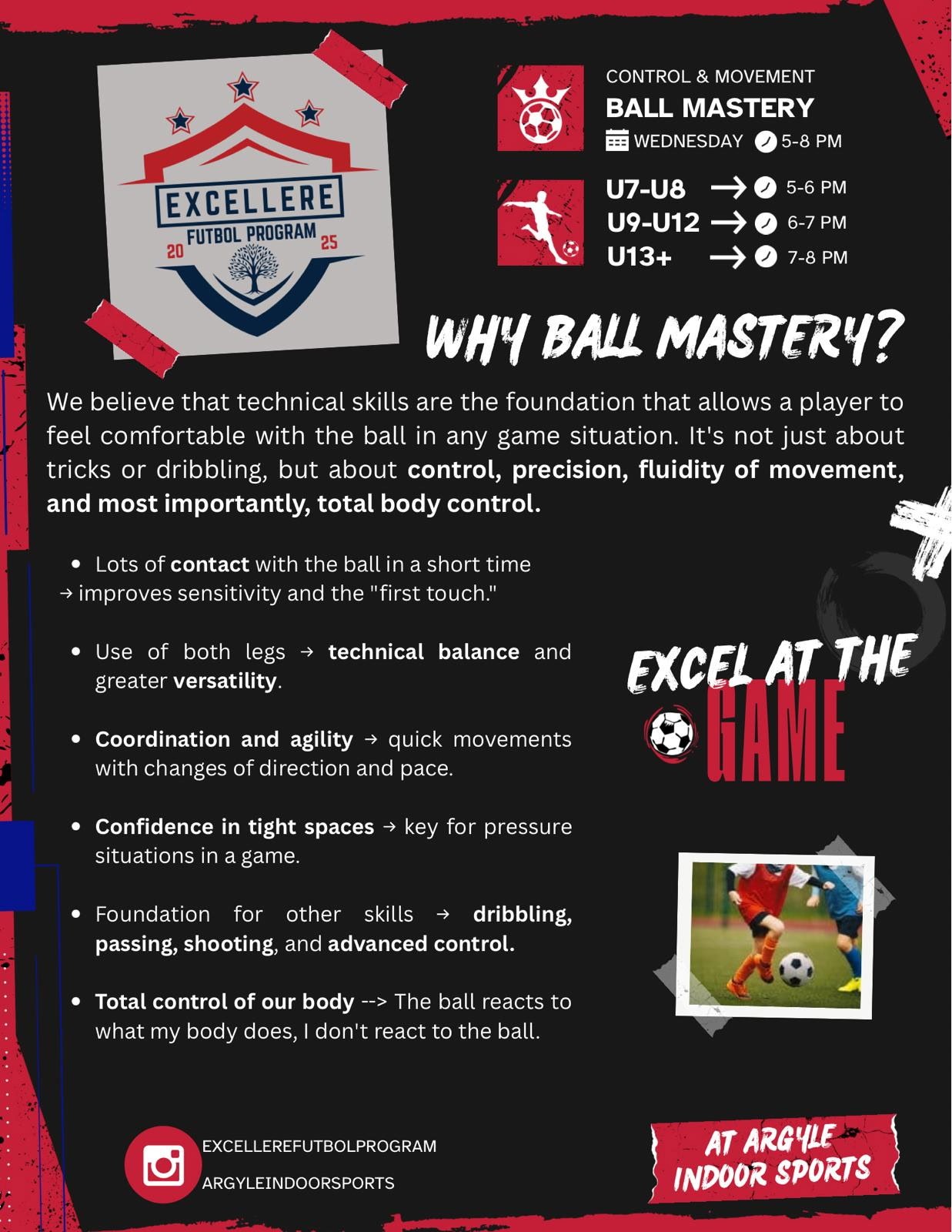 Argyle Indoor Sports | Excellere Futbol Program