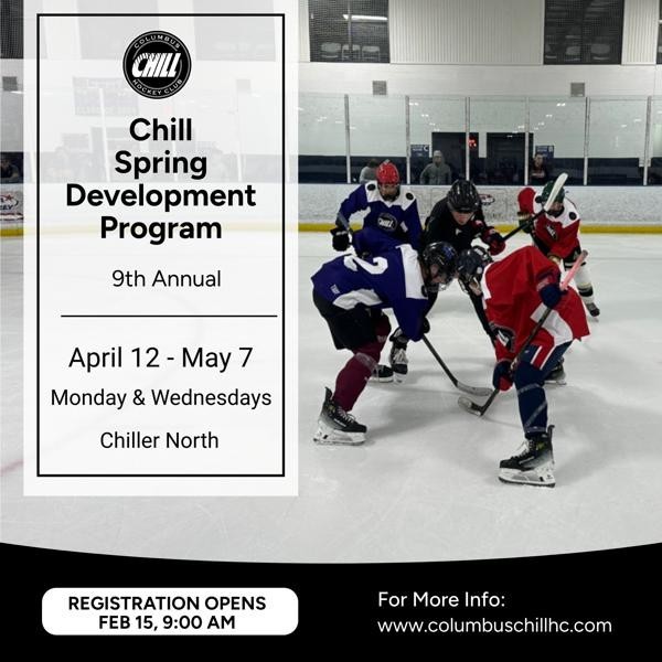 Columbus Chill Hockey Club | 2025 Chill Spring Development Program ...
