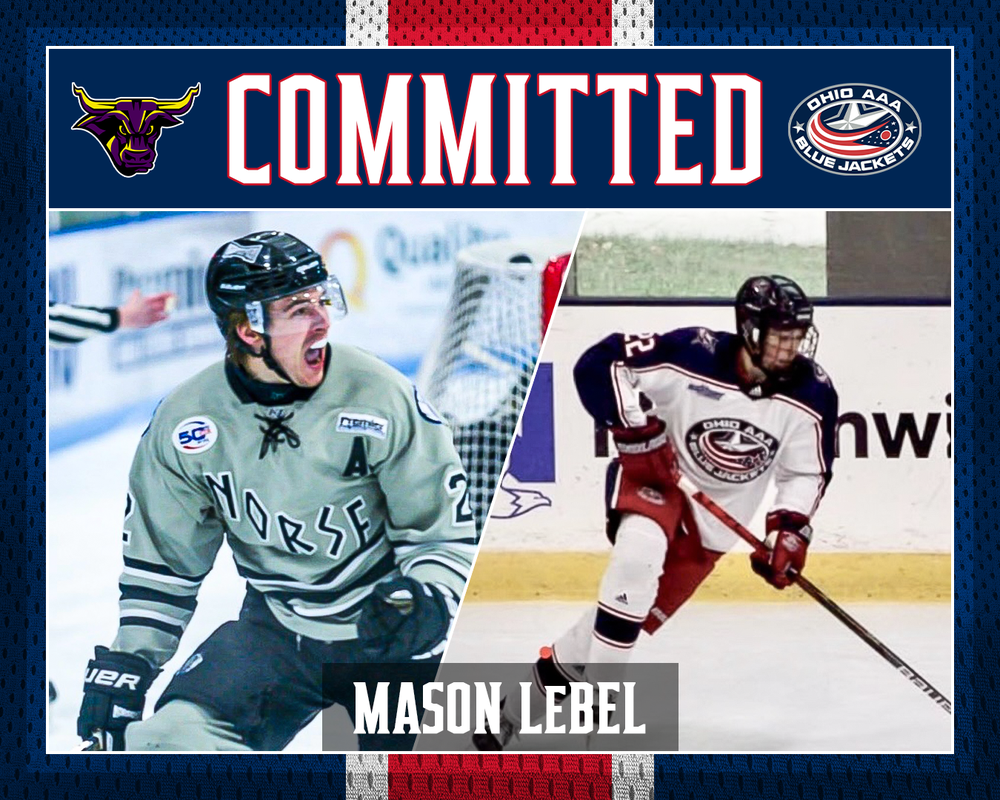 Ohio AAA Blue Jackets | LeBel commits to Minnesota State