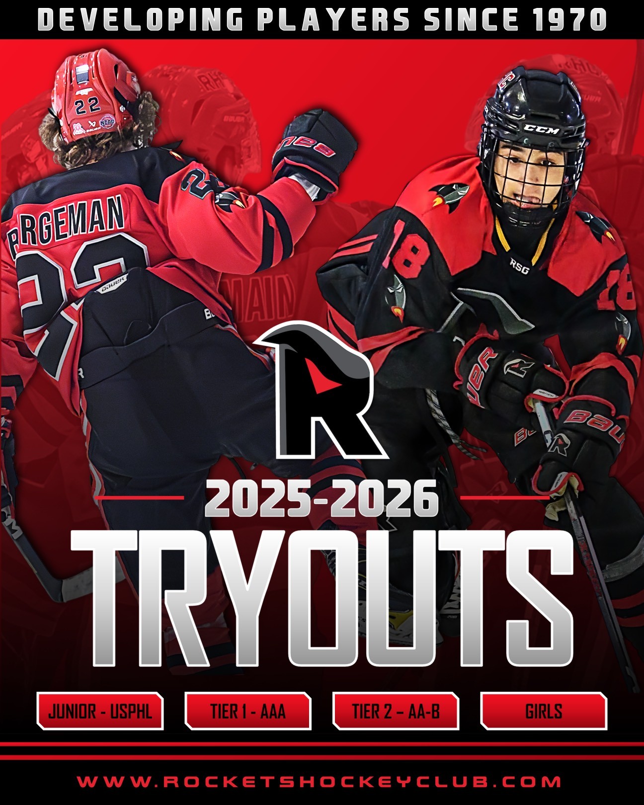 Rockets Hockey Club | RHC Tryout Information