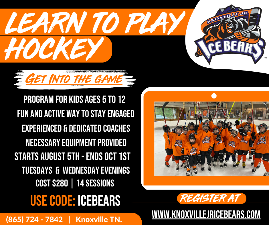 Knoxville Jr. Ice Bears | Learn To Play Hockey