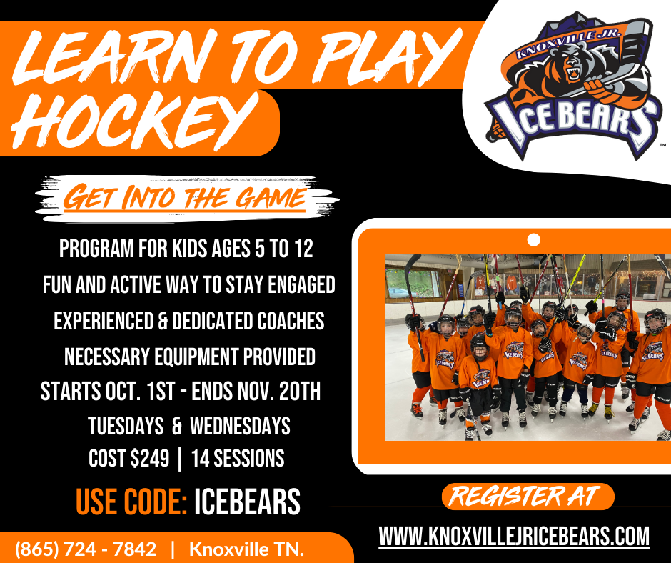 Knoxville Jr. Ice Bears | Learn To Play Hockey