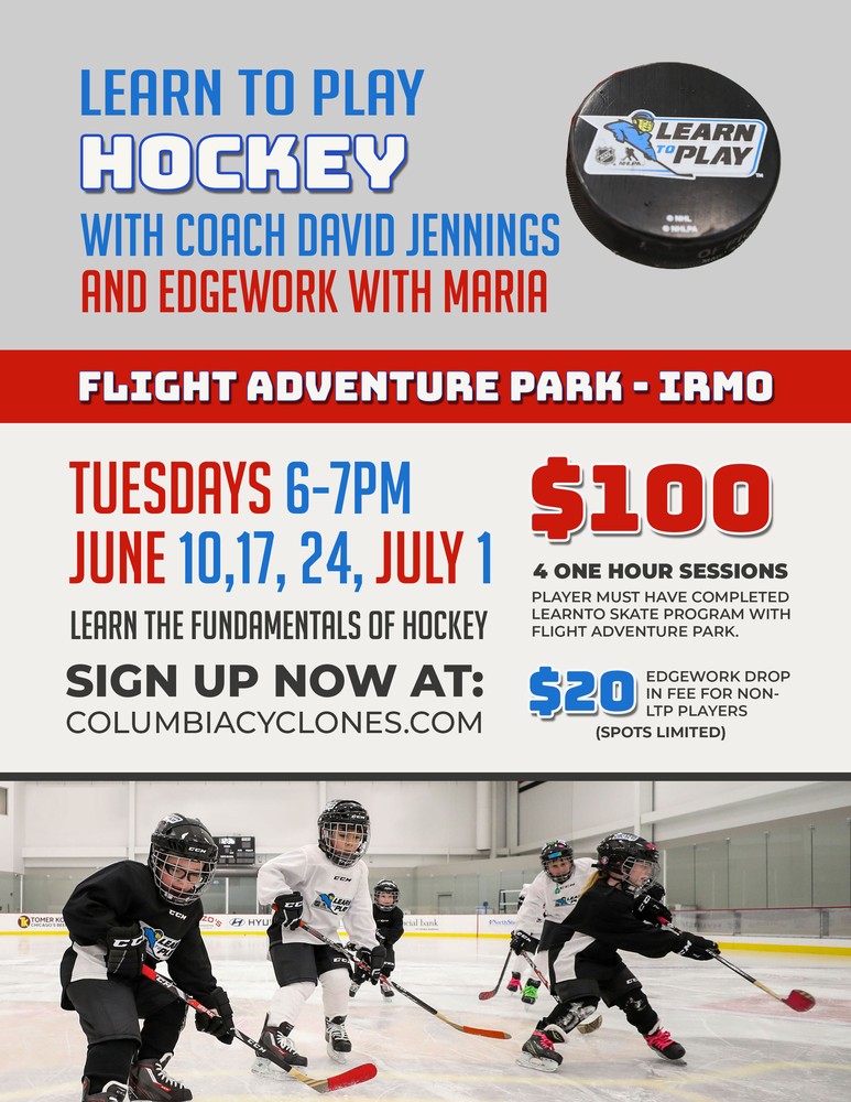 Columbia Cyclones Youth Hockey | LTP 2ND SESSION & EDGEWORK