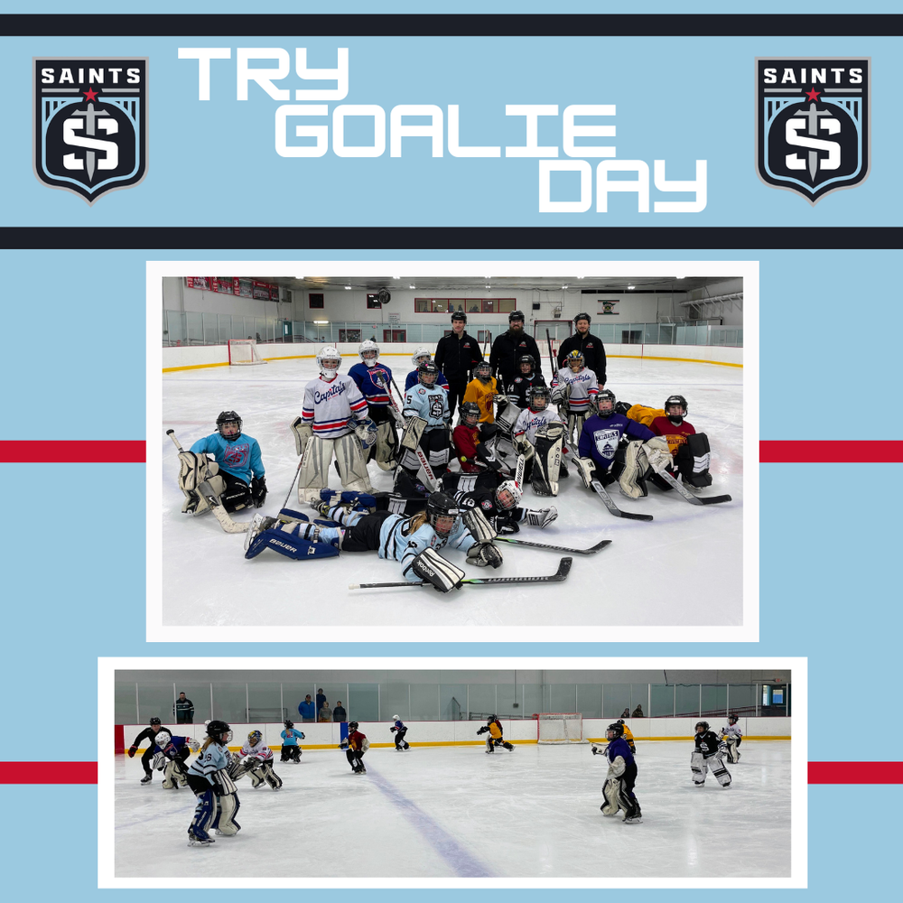 Saints Girls Hockey | Great showing at Try Goalie Day