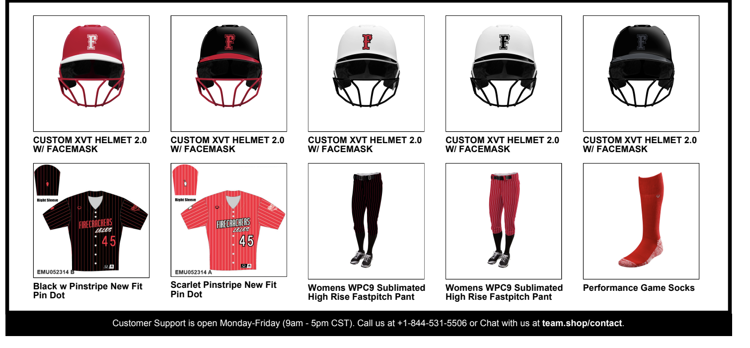 Firecrackers Leles Fastpitch Softball | Uniform Information