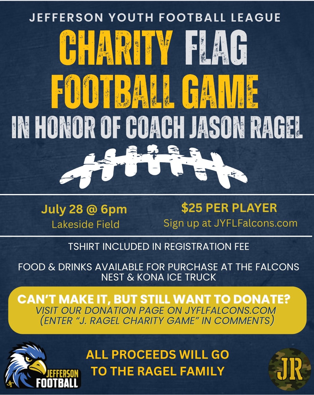 Jefferson Youth Football League | JYFL Annual Charity Event