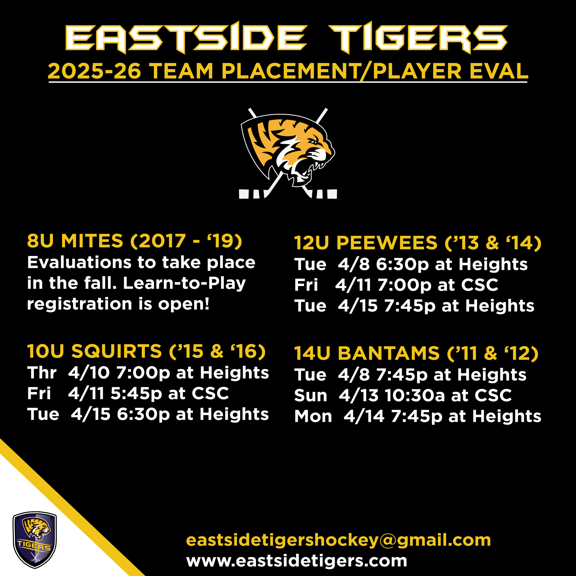 Eastside Tigers Youth Hockey | Youth Hockey