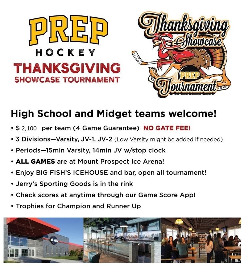 Prep High School Hockey Club | 2025 Thanksgiving Showcase