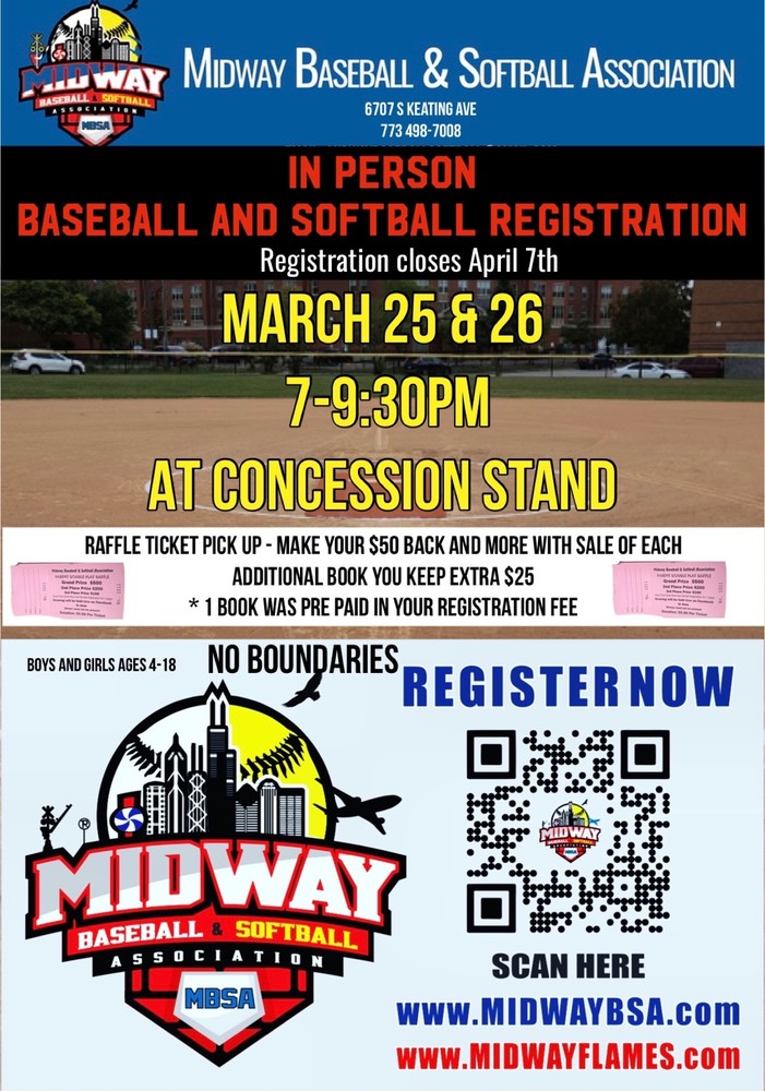 Midway Baseball and Softball Association | Spring 2025 In Person ...