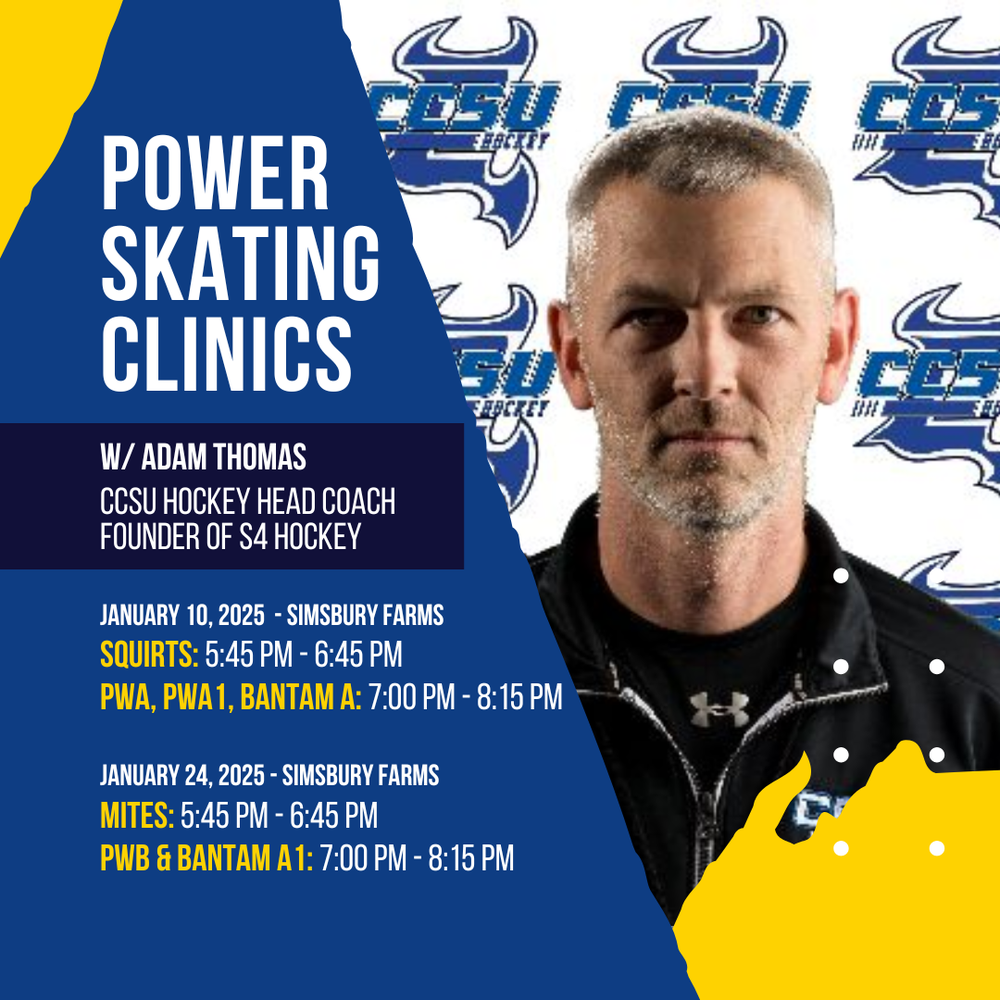 Simsbury Youth Hockey Association | Power Skating Clinics w/ CCSU & S4 ...