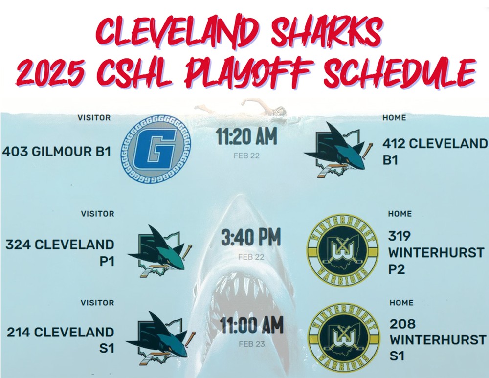 Cleveland Sharks | All of Our Sharks Teams Made it to the 2025 CSHL ...