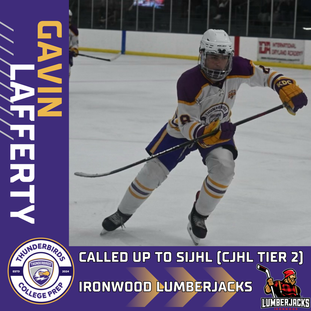 Thunderbirds Hockey Club | SISU Thunderbirds Forward Gavin Lafferty ...
