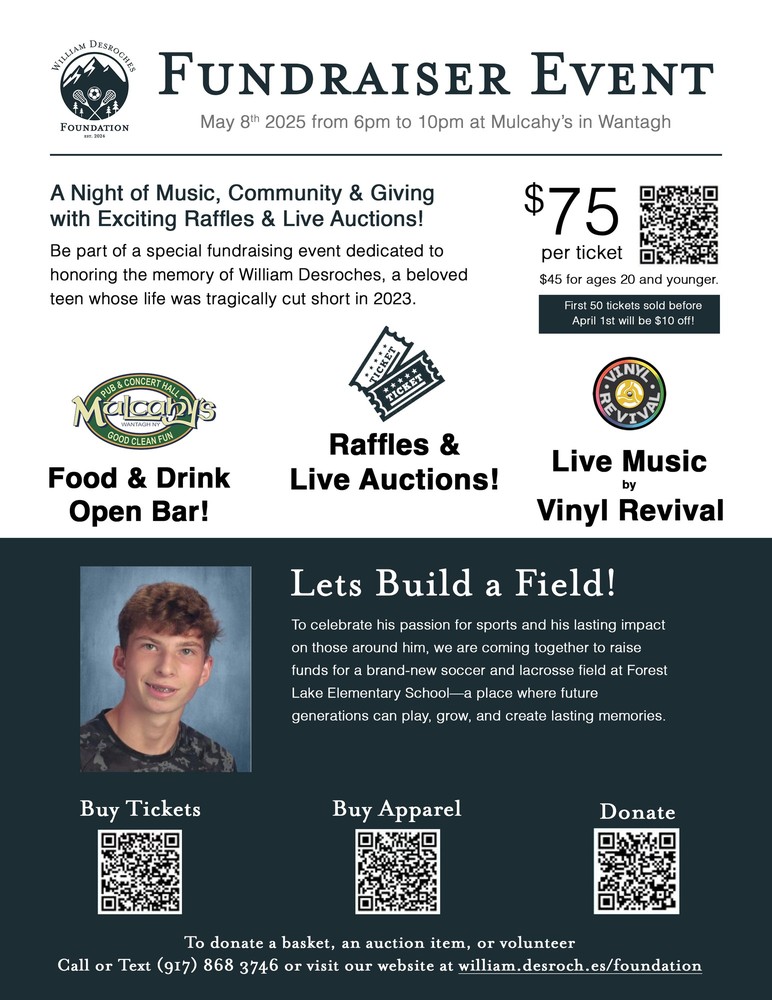 Programs 4 all kids | #FieldForWilliam