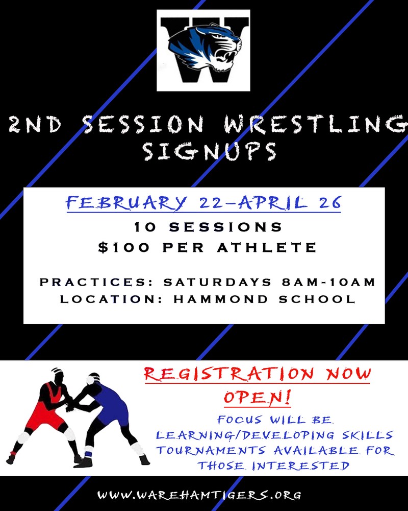 Wareham Tigers Athletic Association | 2nd Session Wrestling
