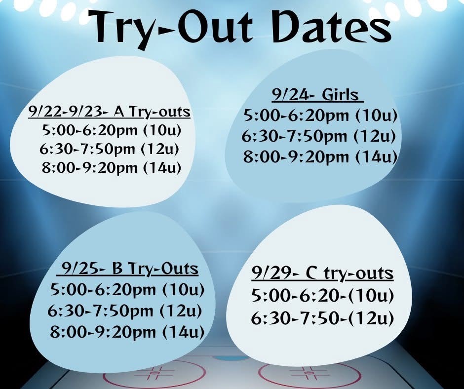 Green Bay Area Youth Hockey Association | Tryout Process