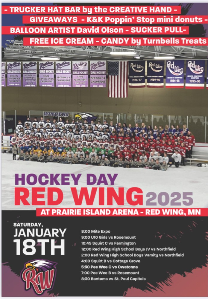 Red Wing Hockey Association | HOCKEY DAY RED WING