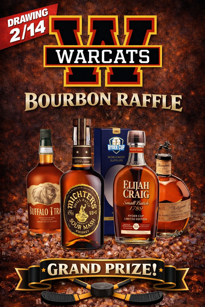 Warcats Hockey Association | Bourbon Raffle is LIVE!