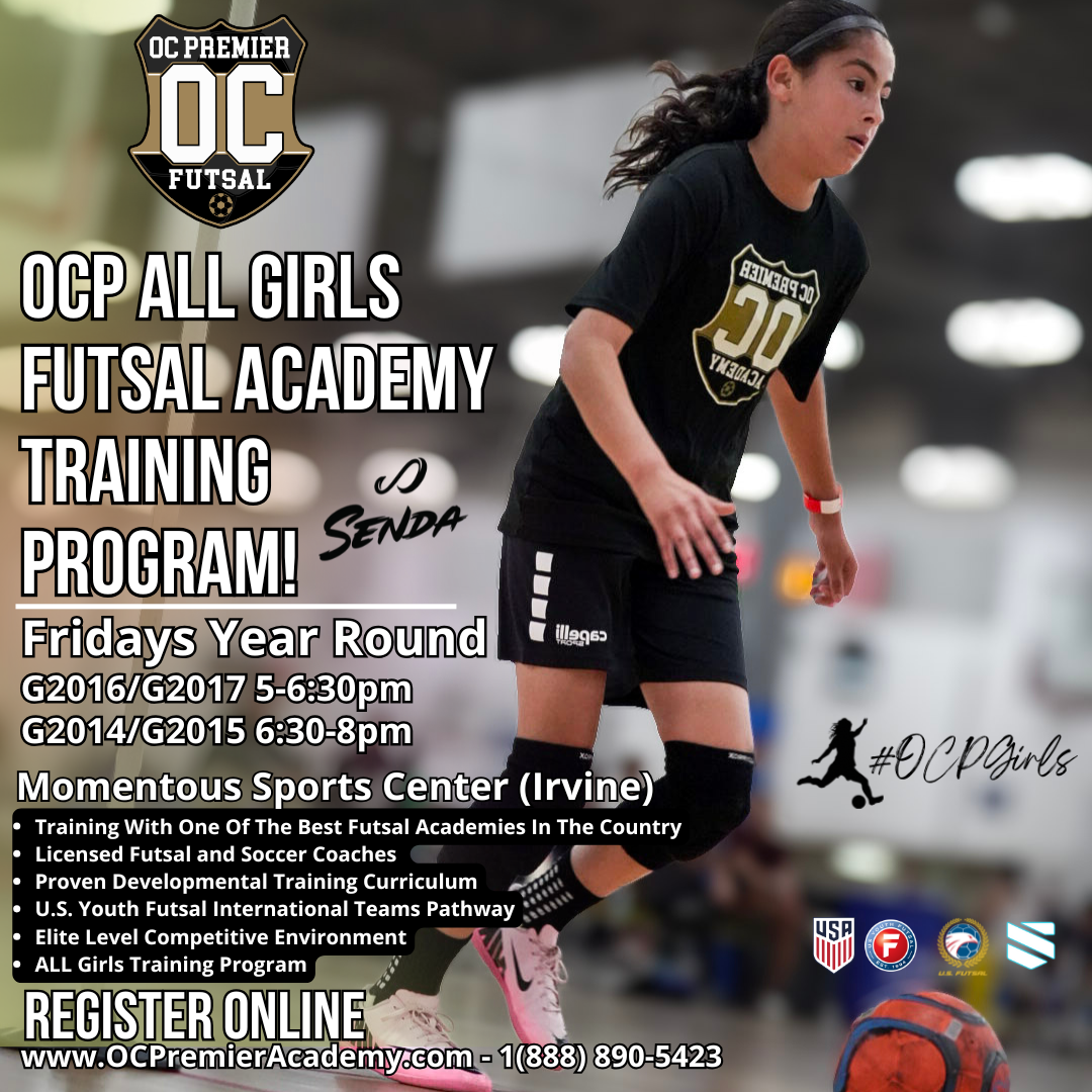 OC Premier Academy Futsal | 1 FREE Academy Futsal Training