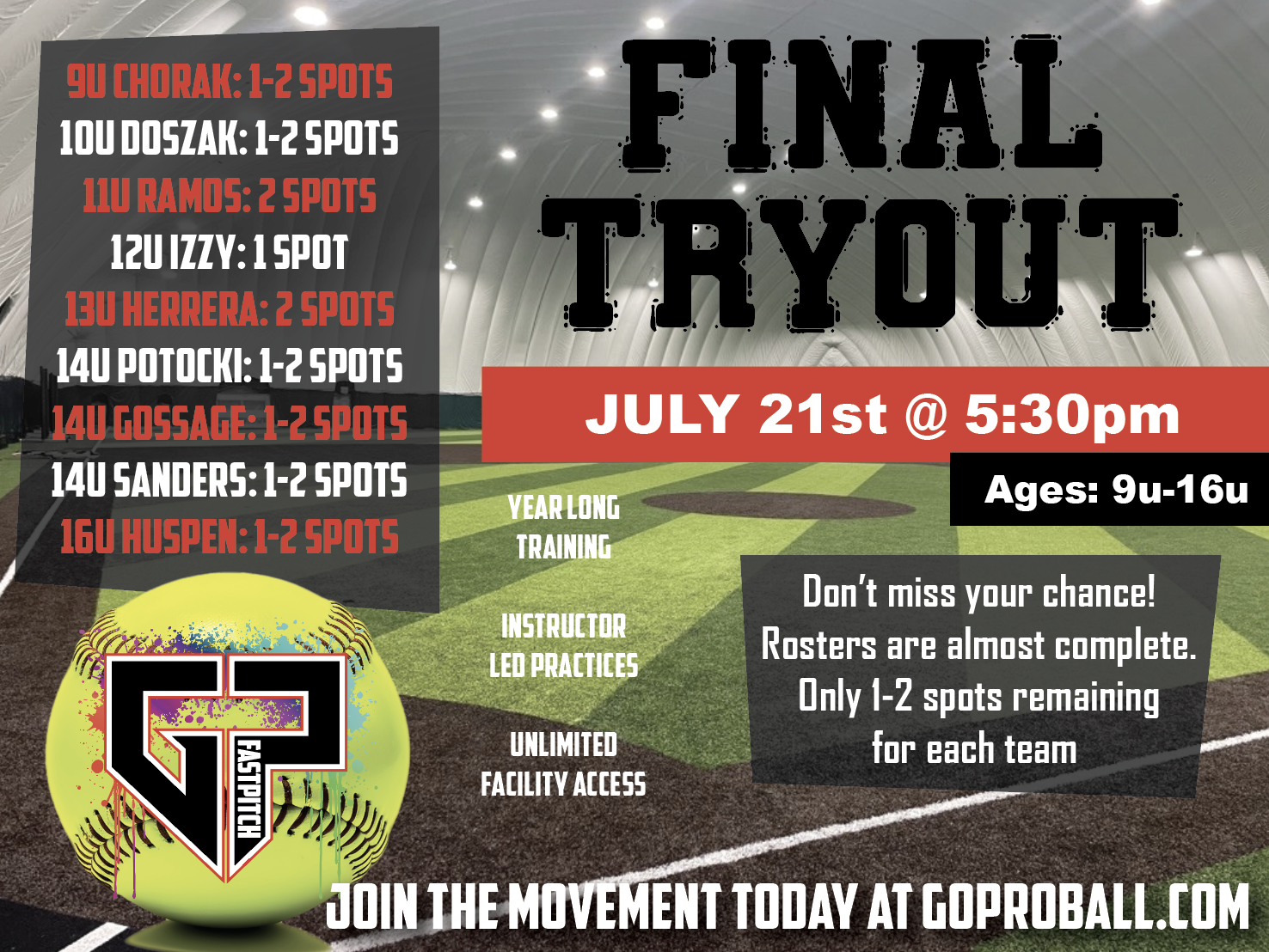 Go Pro Sports | GO PRO FASTPITCH