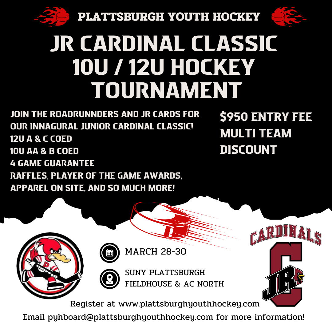 Plattsburgh Youth Hockey | Junior Cardinals Classic