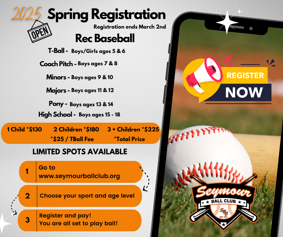 Seymour Ball Club | Seymour Rec Baseball