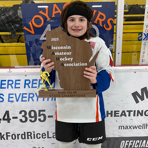 De Pere Youth Hockey | Peewee A Roster | Regular Season | 2025-2026