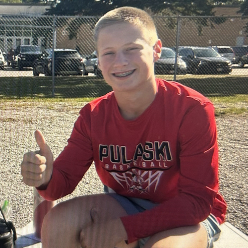 Pulaski Basketball | 8th Schultz Roster | Junior Red Raiders | 2025-26 ...